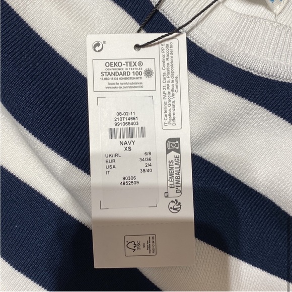 Primark | Tops | Nwt Primark Striped Cropped Knit Top | Poshmark